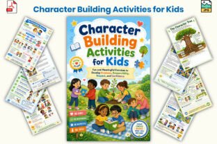 Character Building Activities for Kids Graphic by KDPLab · Creative Fabrica