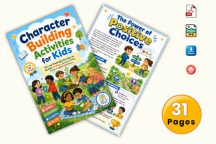 Character Building Activities for Kids Graphic by KDPLab · Creative Fabrica