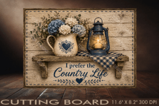Country Life Cutting Board Graphic by TCSP Designs · Creative Fabrica