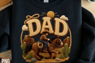 Cowboy Dad Horse Rodeo Father's Day PNG Graphic by Aria Creates ...