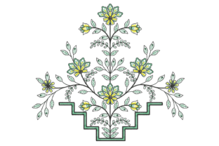 Creative Flowers Embroidery Design · Creative Fabrica