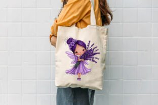Cute Lavender Fairy Whimsical Clipart Graphic by Dreamshop · Creative ...