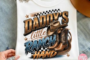 Daddy’s Little Ranch Hand Cowboy PNG Graphic by LAZY Creator · Creative ...