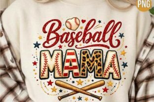 Faux Stitch Baseball Mama Bats PNG Shirt Graphic by Lazy Cow · Creative ...