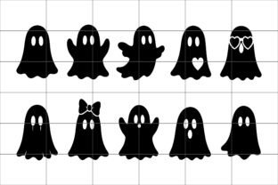 Ghost Silhouettes SVG Bundle Graphic by Digital Love · Creative Fabrica