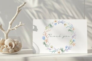 Hand Painted Watercolor Ocean Clipart Graphic by Alla Mironenko ...