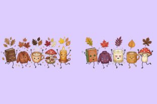 Happy Fall Doodle PNG Autumn Sublimation Graphic by Dreamy Art ...