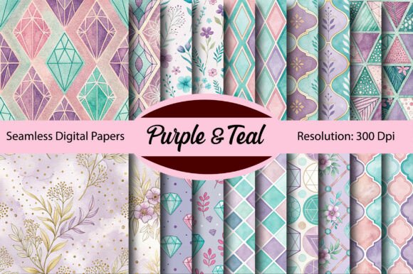 Gothic Floral Moth Digital Paper Graphic by Colourful · Creative Fabrica
