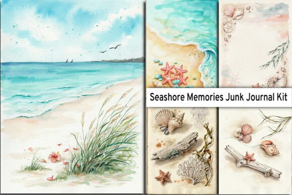 Pink Cottage Floral Junk Journal Pages Graphic by Designs_Studio4 ...