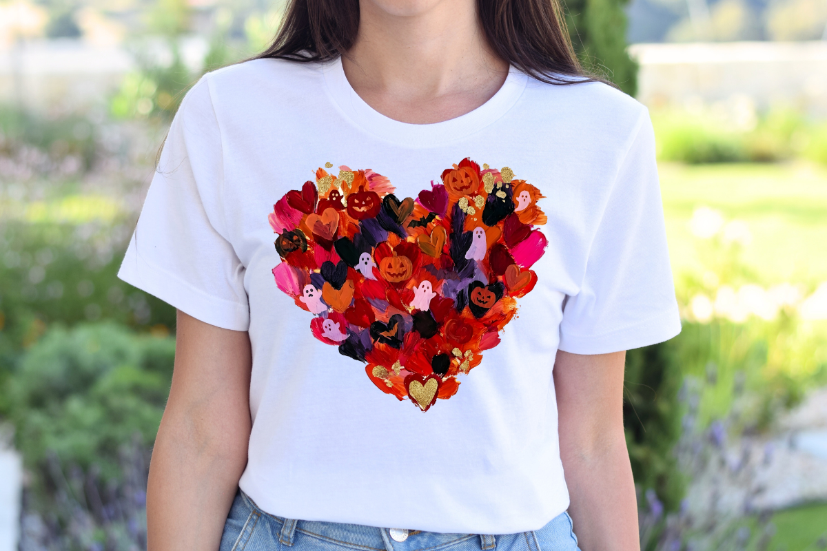 Spooky Season Halloween Heart PNG Graphic by Art Crafted · Creative Fabrica