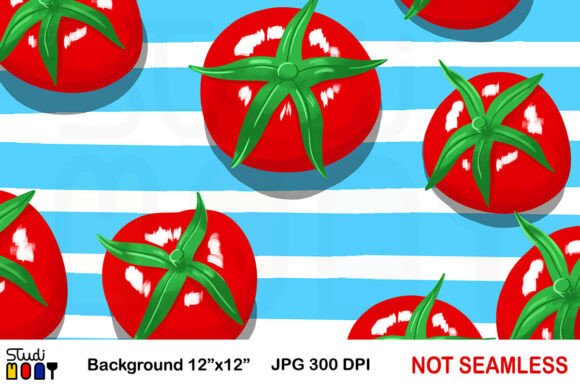 Tomato Girl Summer Paper Background Graphic by Studimony · Creative Fabrica