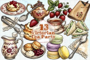 Victorian Tea Party PNG Graphic by VictoryHome · Creative Fabrica