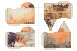 Vintage Grunge Printable Envelopes Graphic by WatercolorFace · Creative ...