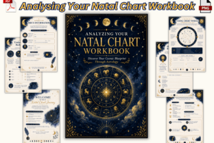 Analysing Your Natal Chart Workbook Graphic by Nora as · Creative Fabrica