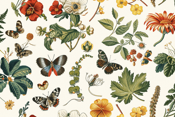 Autumn Botanical Seamless Pattern Graphic by TheDesignerDesigne ...