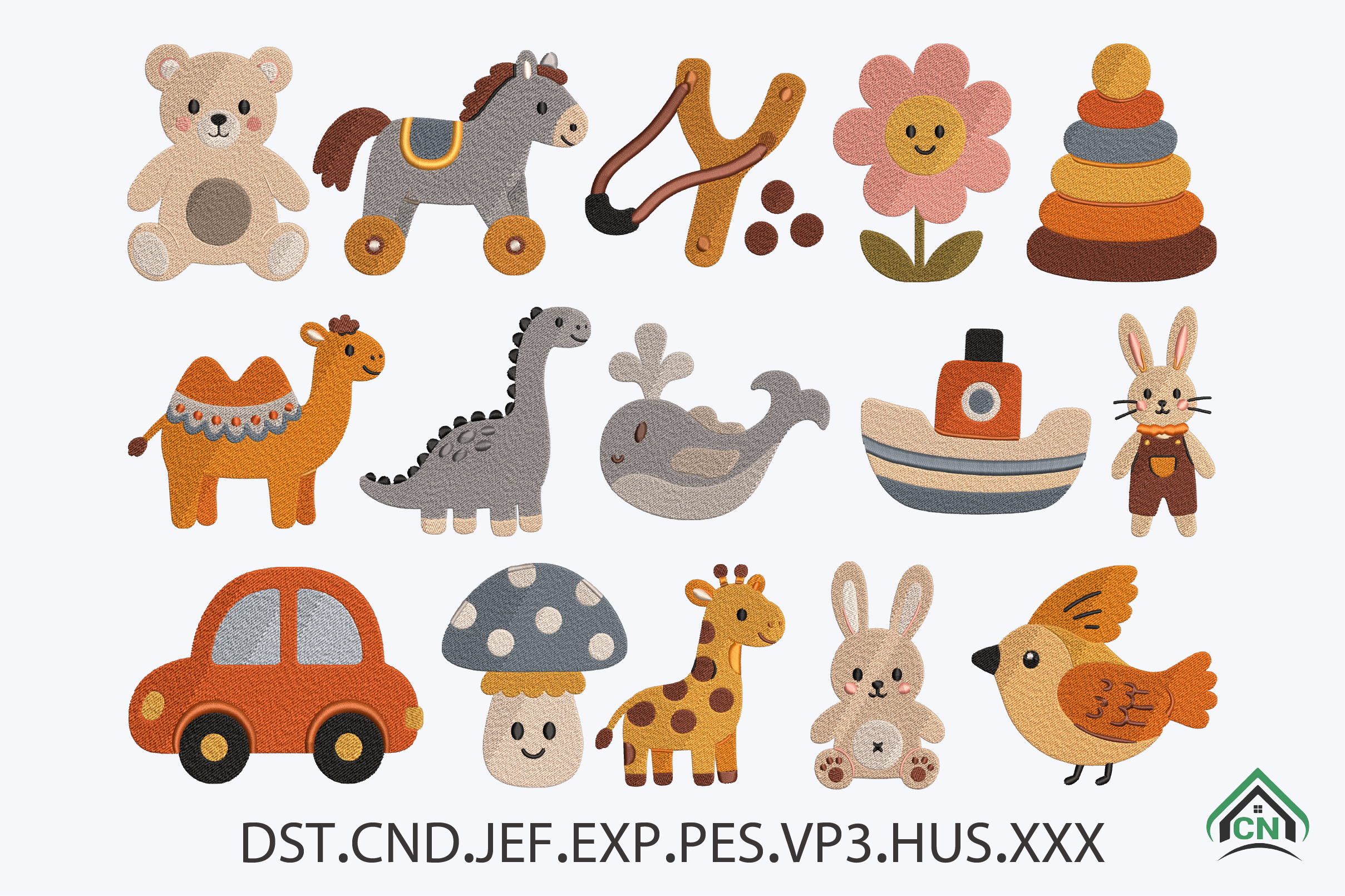 Baby Element Embroidery Design Bundle · Creative Fabrica