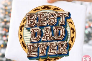 Best Dad Ever Moustache Circle PNG Shirt Graphic by CUT ZONE · Creative ...