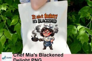 Chef Mia's Blackened Delight PNG Graphic by StudioDigitalStore ...