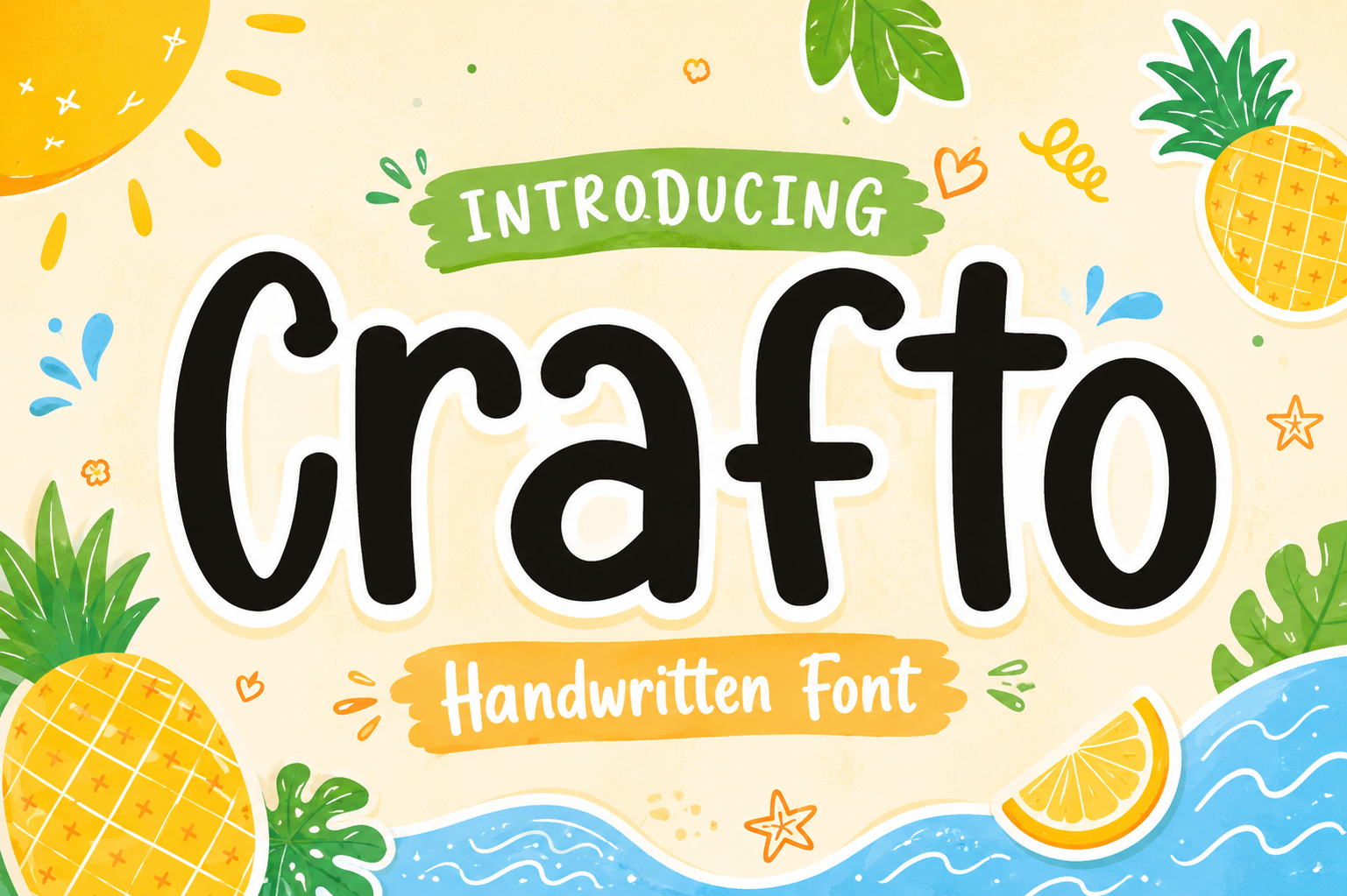 Crafto Font by Infontree · Creative Fabrica