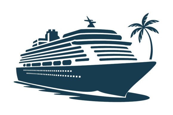 Mega Cruise Ship Vector Collection Graphic by TEE VIBE · Creative Fabrica