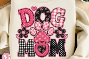 Cute Patchwork Dog Mom Design PNG Graphic by BEE CREATION · Creative ...