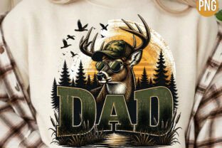 Dad Deer Hunting Forest Fathers Day PNG Graphic by Moo Prints ...
