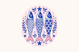 Decorative Sea Life Fish SVG, Summer SVG Graphic by Eventiva.Design ...