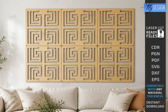 Decorative Wall Art Panels Laser Cut · Creative Fabrica