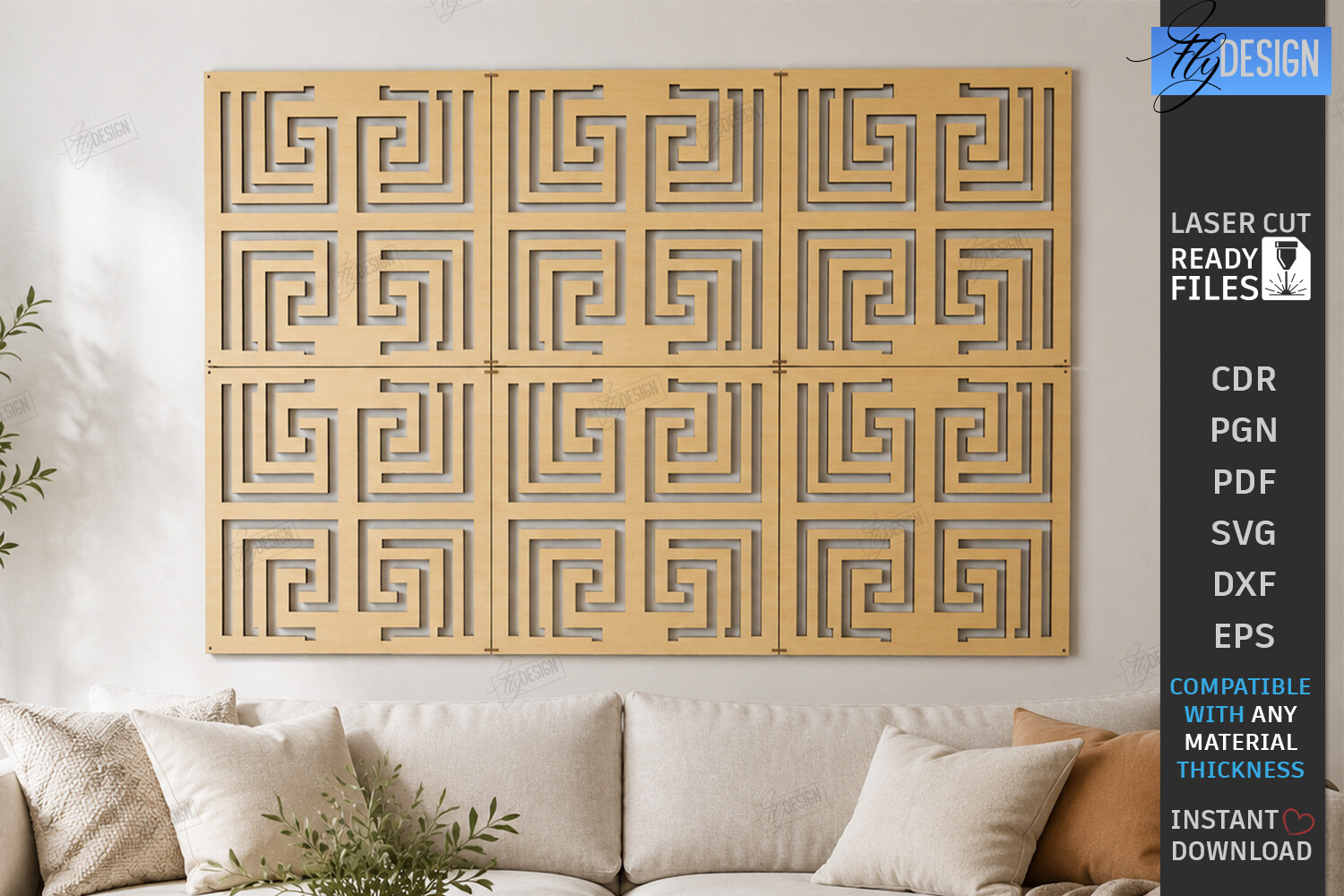 Decorative Wall Art Panels Laser Cut · Creative Fabrica