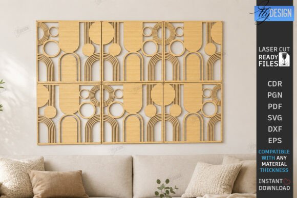 Decorative Wall Art Panels Laser Cut · Creative Fabrica