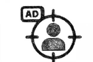 FREE Sketch Ad Targeting Icon Graphic by davidzydd · Creative Fabrica