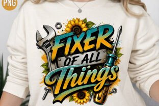 Fixer of All Things Sunflower Dad PNG Graphic by Digital Donkey ...