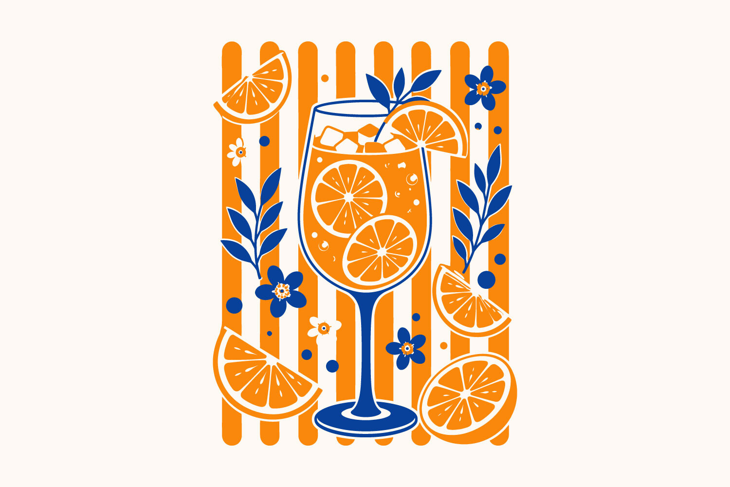 Fresh Orange Cocktail SVG, Summer SVG Graphic by Eventiva.Design ...