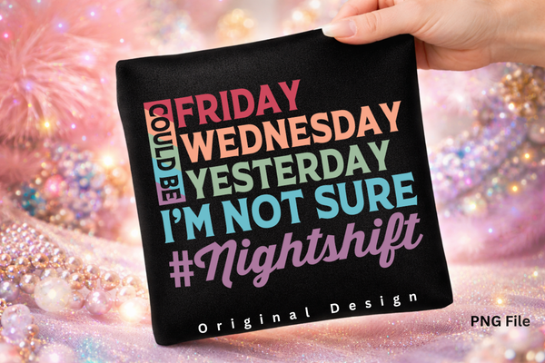 Funny Night Shift Nurse PNG Sublimation Graphic by FabiCraft99 ...