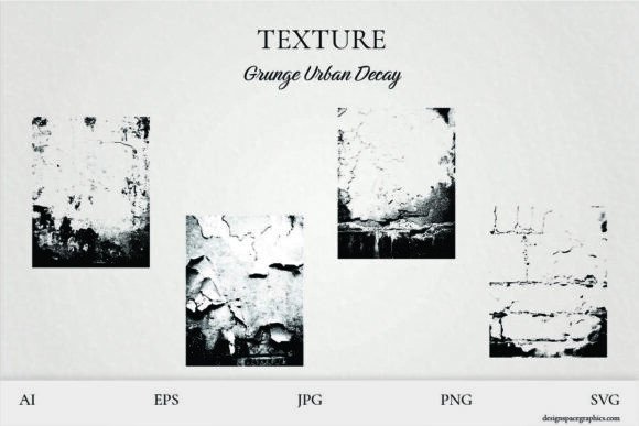 Grunge Texture Frames Vector Bundle Graphic by designspacegraphics ...