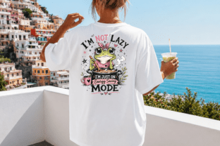 I'm Not Lazy PNG, Funny Frog Quote Clipa Graphic by Craftcity ...