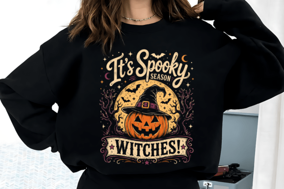 It's Spooky Season Halloween Pumpkin PNG Graphic by Design Station ...