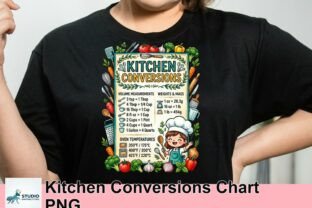 Kitchen Conversions Chart PNG Graphic by StudioDigitalStore · Creative ...