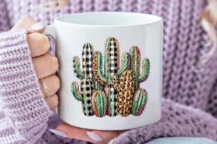 Leopard Checkerboard OilPainted Cactus P Graphic by Artistic.Visions ...