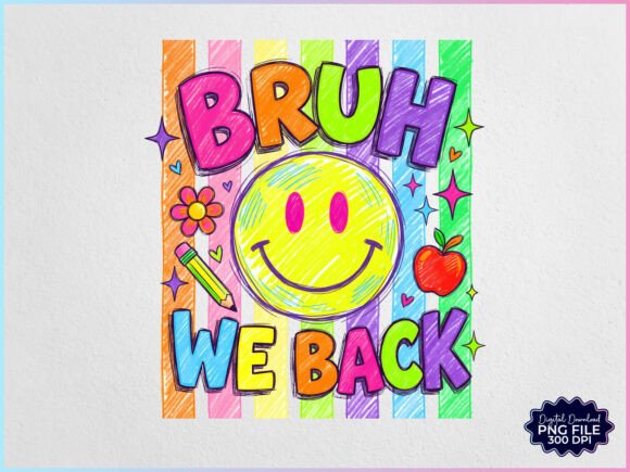 Preppy Teacher Apple Back to School PNG Graphic by Creative Community ...