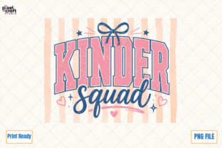 Preppy Kinder Squad Coquette Bow PNG Graphic by PIXEL CRAFT STUDIO ...