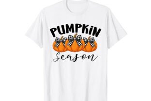 Pumpkin Season Bow Fall T-Shirt Graphic by N Creation · Creative Fabrica