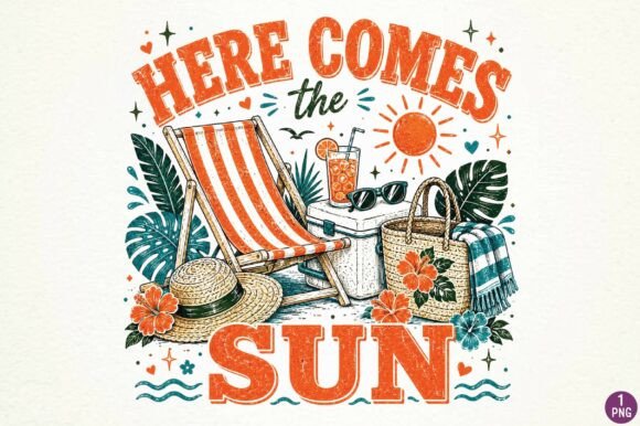 Retro Summer Beach Sublimation Design Graphic by Dream Print · Creative ...