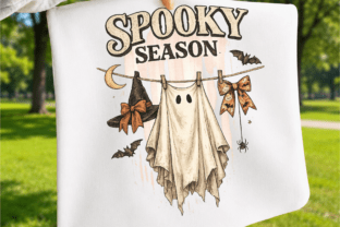 Spooky Season Ghost PNG, Coquette Hallow Graphic by Craftcity ...