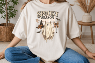 Spooky Season Ghost PNG, Coquette Hallow Graphic by Craftcity ...