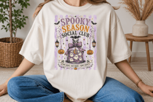 Spooky Season Social Club PNG, Ghost Jar Graphic by Craftcity ...