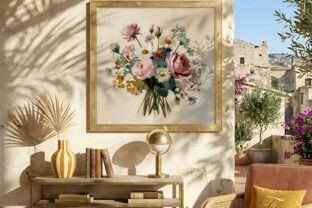 Square Ornate Gold Frame Mockup Boho Graphic by Mockups Of Imaginations ...
