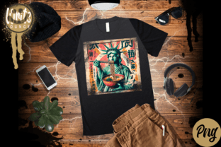 Statue of Liberty Ramen Vintage Japanese Graphic by Writelounge ...