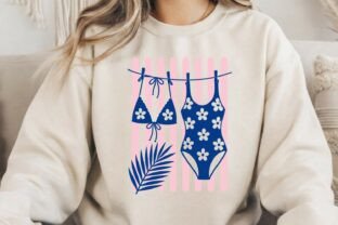 Summer Swimwear SVG Beach Shirt Design. Graphic by Eventiva.Design ...
