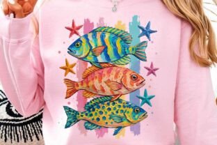 Three Colorful Tropical Fish PNG Graphic by CraftyPixel Lab · Creative ...